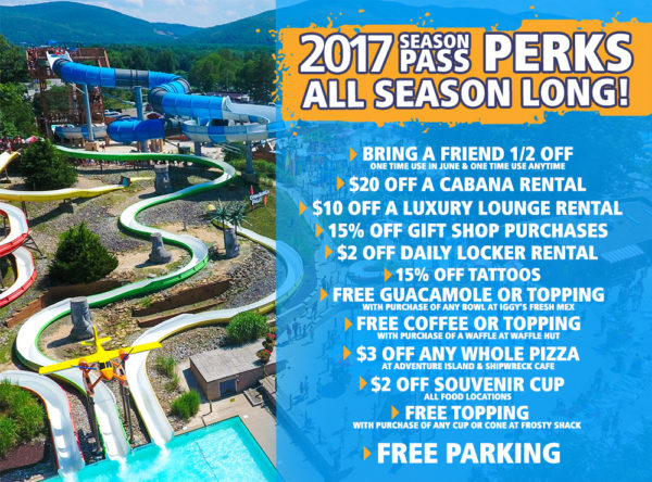 Perk Pass With Your Season Pass Purchase - SplashDown Beach Water Park