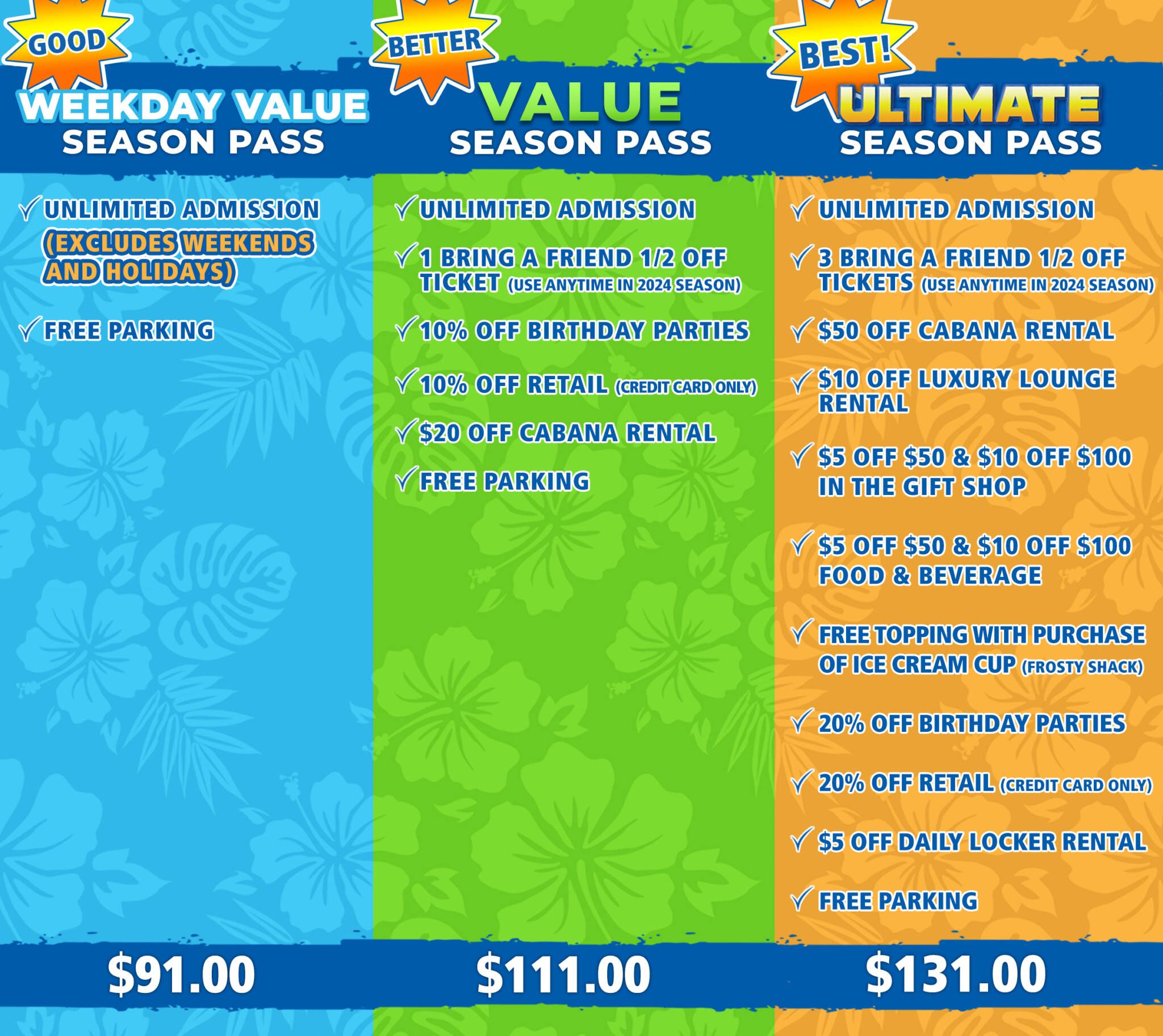 Admission - SplashDown Beach Water Park